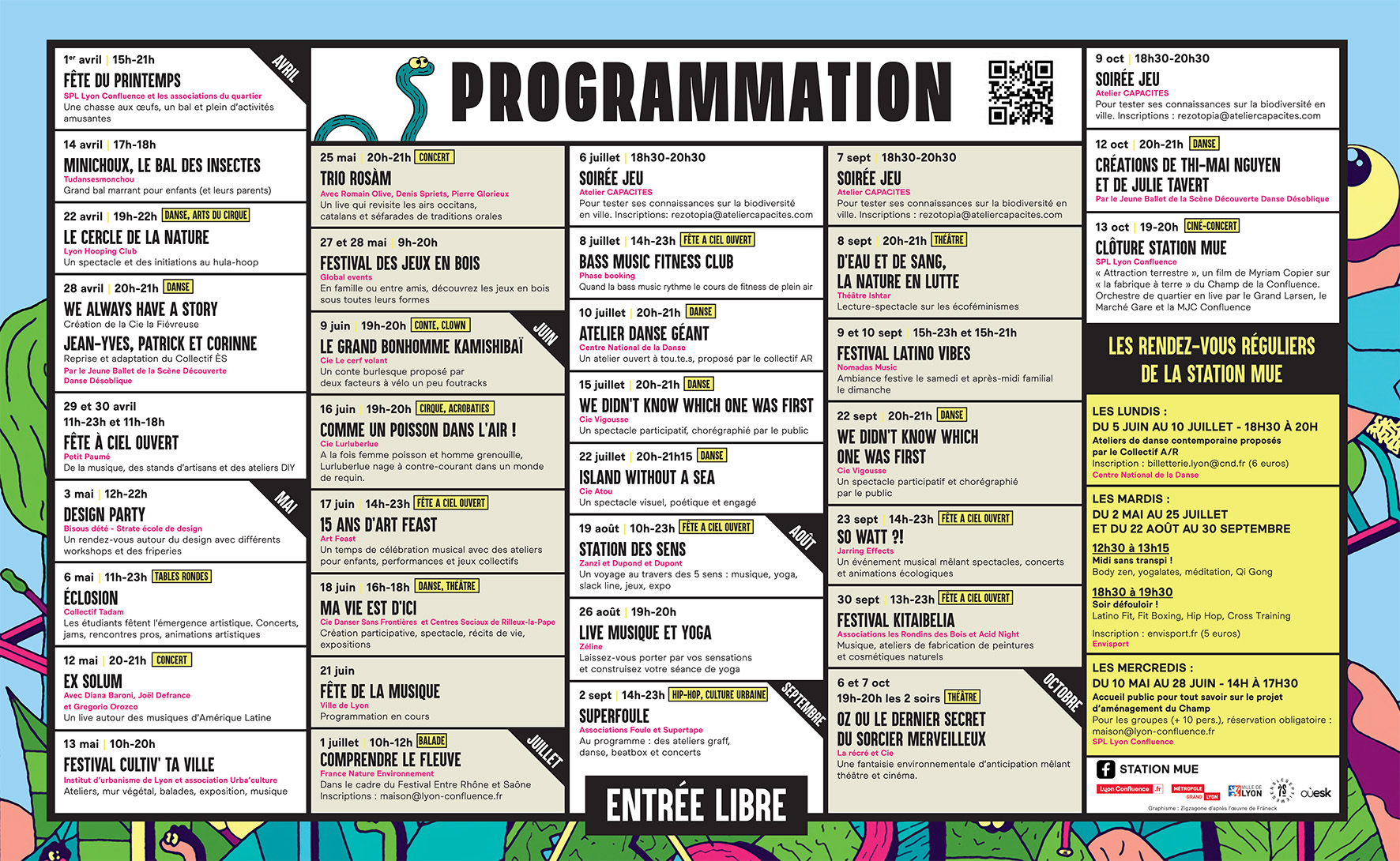 Station Mue, programmation 2023 (JPG) | Lyon Confluence